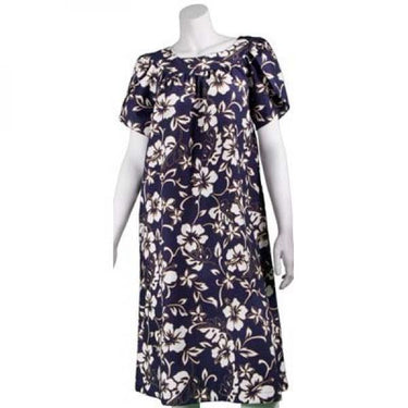 Classic Hibiscus Short Muu Muu – Hilo Hattie